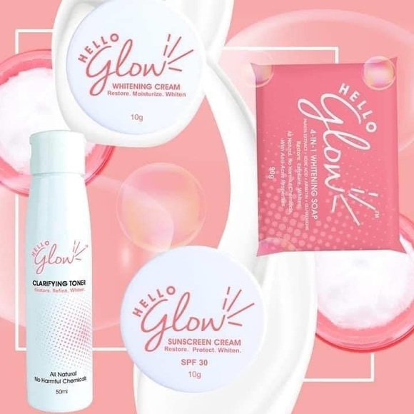 Hello Glow | Skincare | Hello Glow Whitening Set | Poshmark